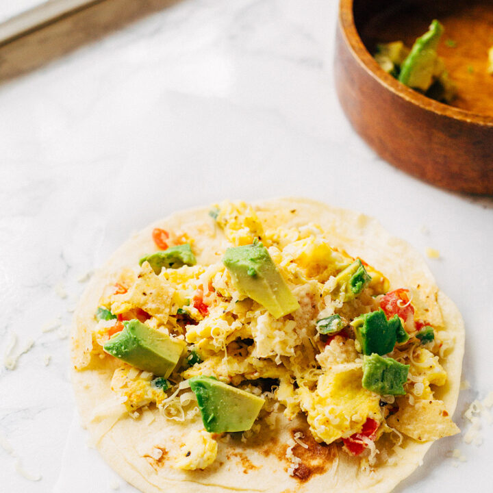 Texas Migas Breakfast Tacos - Food Banjo