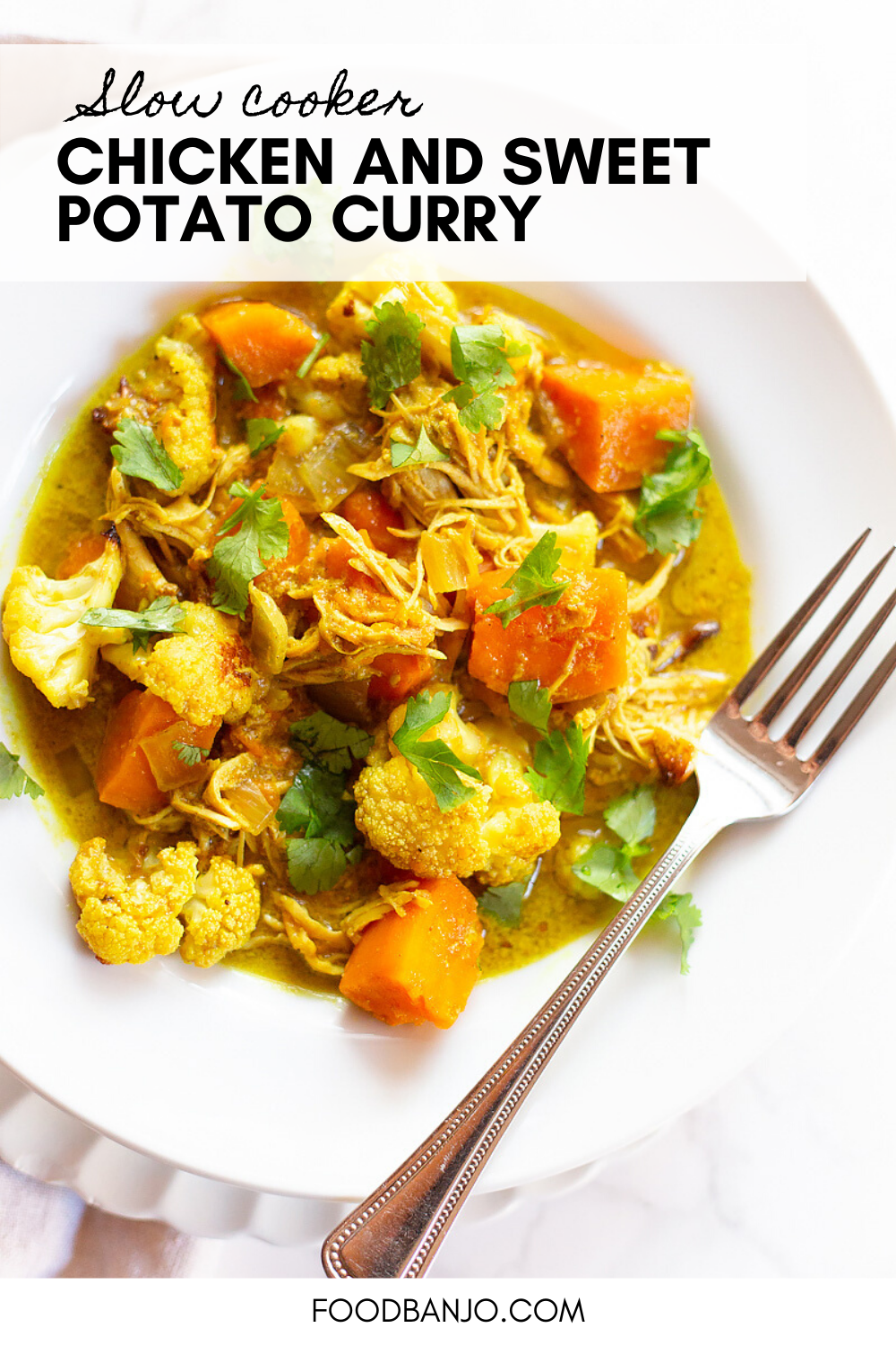 Slow Cooker Whole30 Chicken Curry - Food Banjo