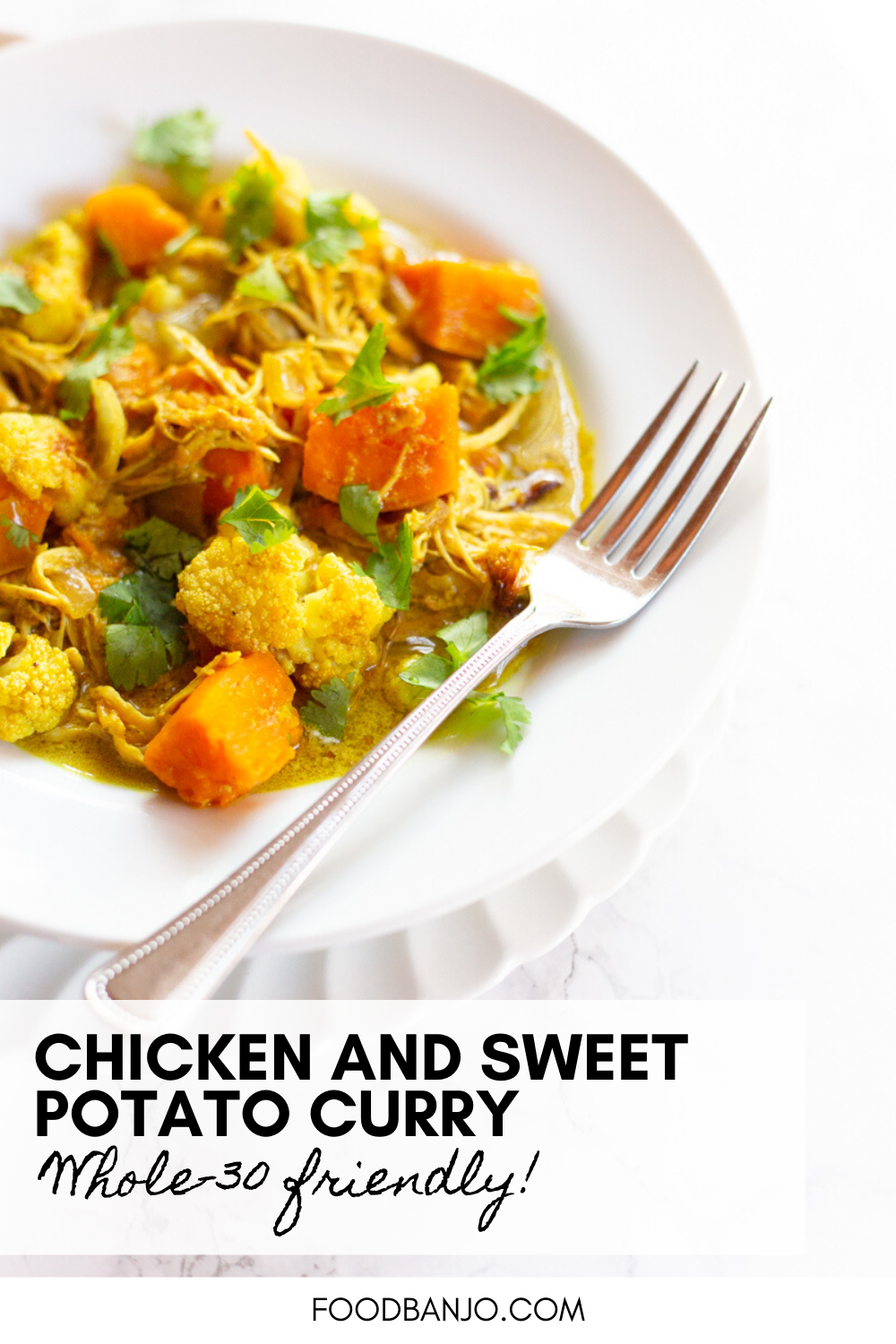 Slow Cooker Whole30 Chicken Curry - Food Banjo