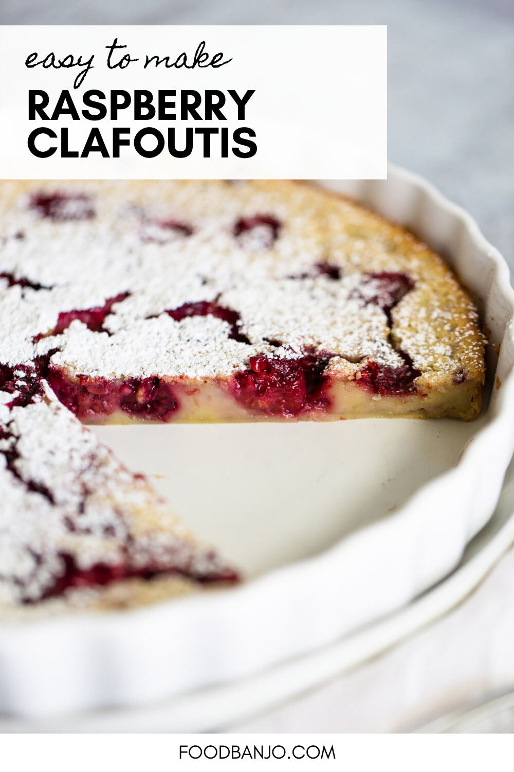 Raspberry Clafoutis - Food Banjo