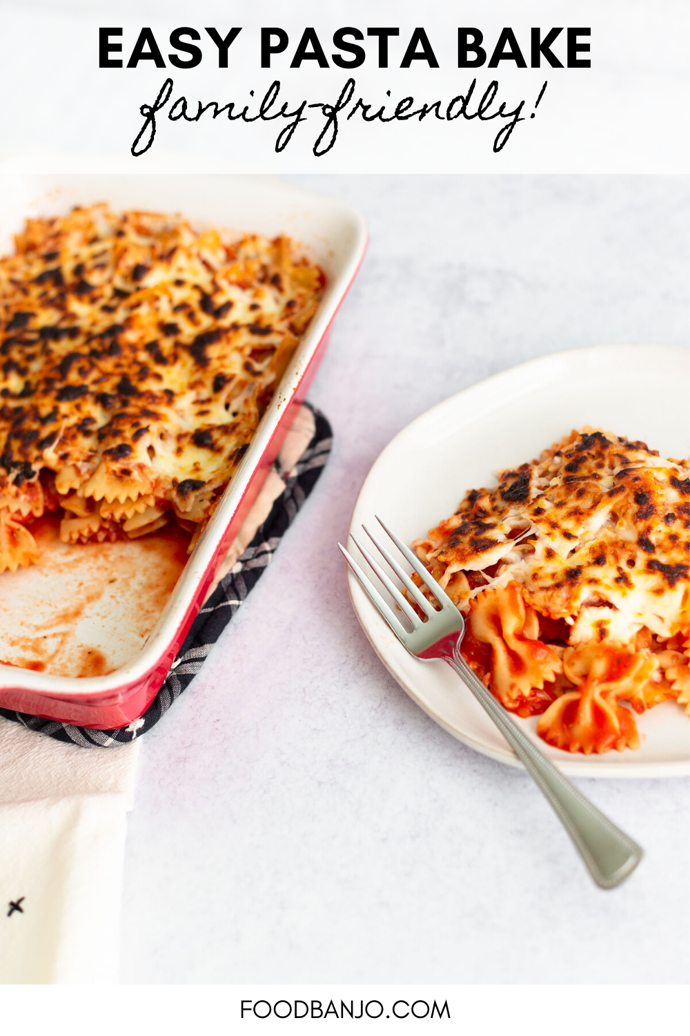 Easy Cheesy Pasta Bake - Food Banjo