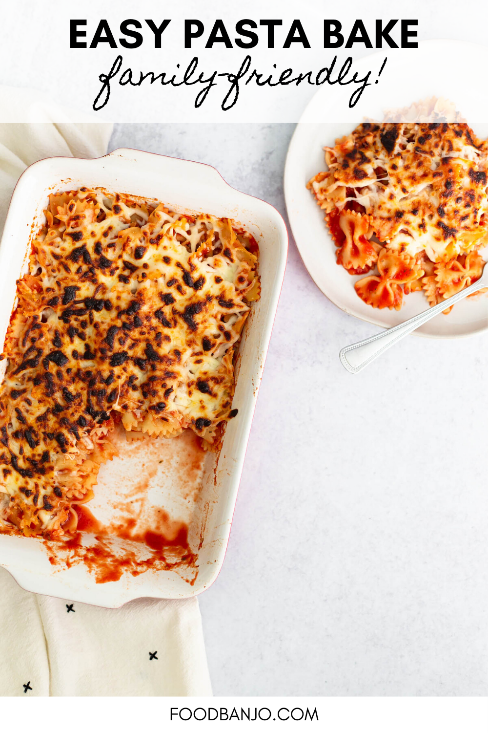 Easy Cheesy Pasta Bake - Food Banjo