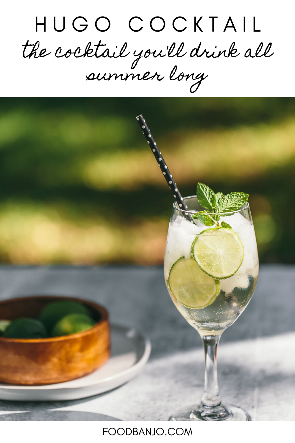 Hugo Spritz Cocktail - Food Banjo