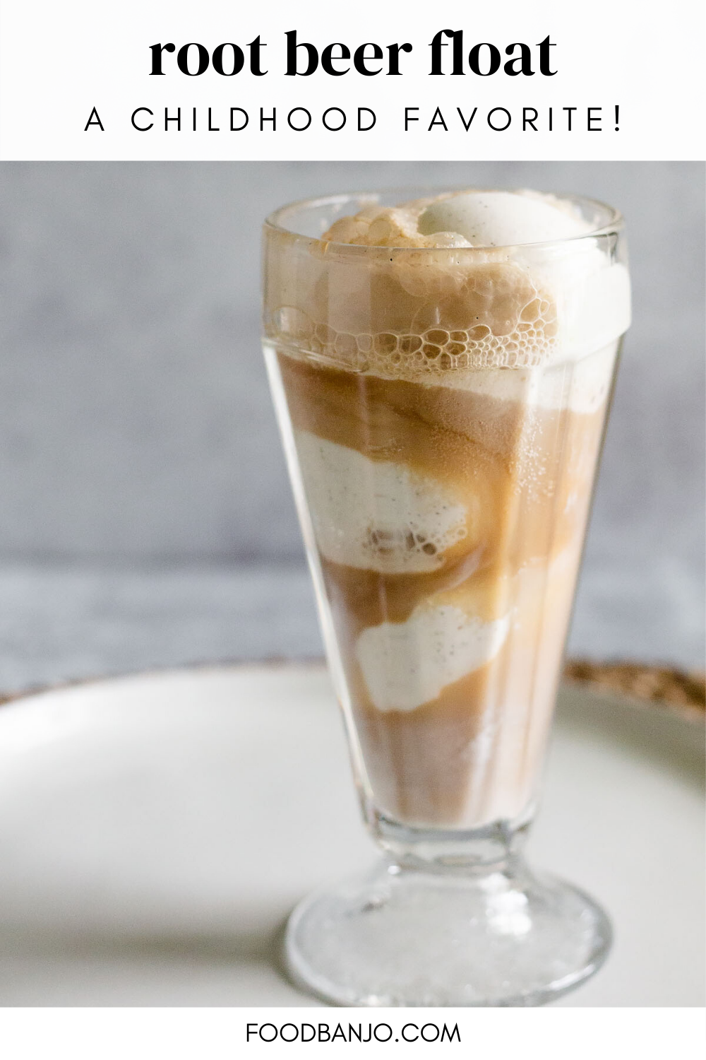 Homemade Root Beer Float - Food Banjo
