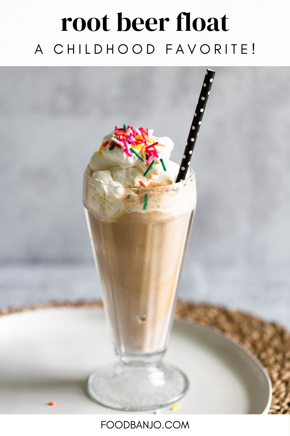 Homemade Root Beer Float - Food Banjo