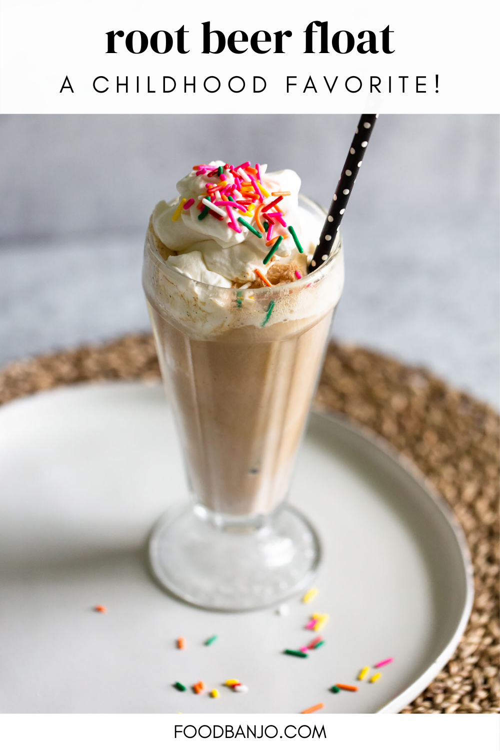 Homemade Root Beer Float - Food Banjo