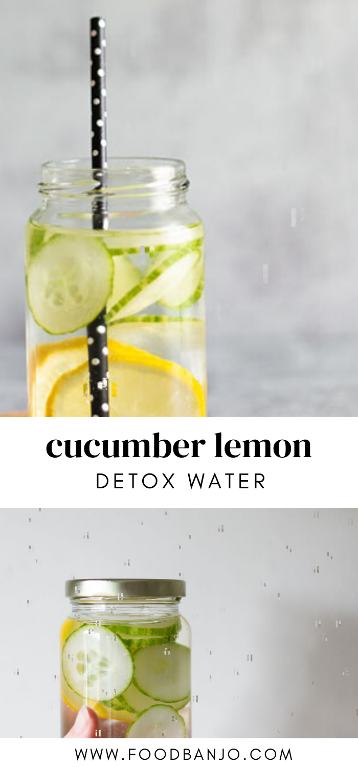 Cucumber Lemon Water - Spa Water - Food Banjo