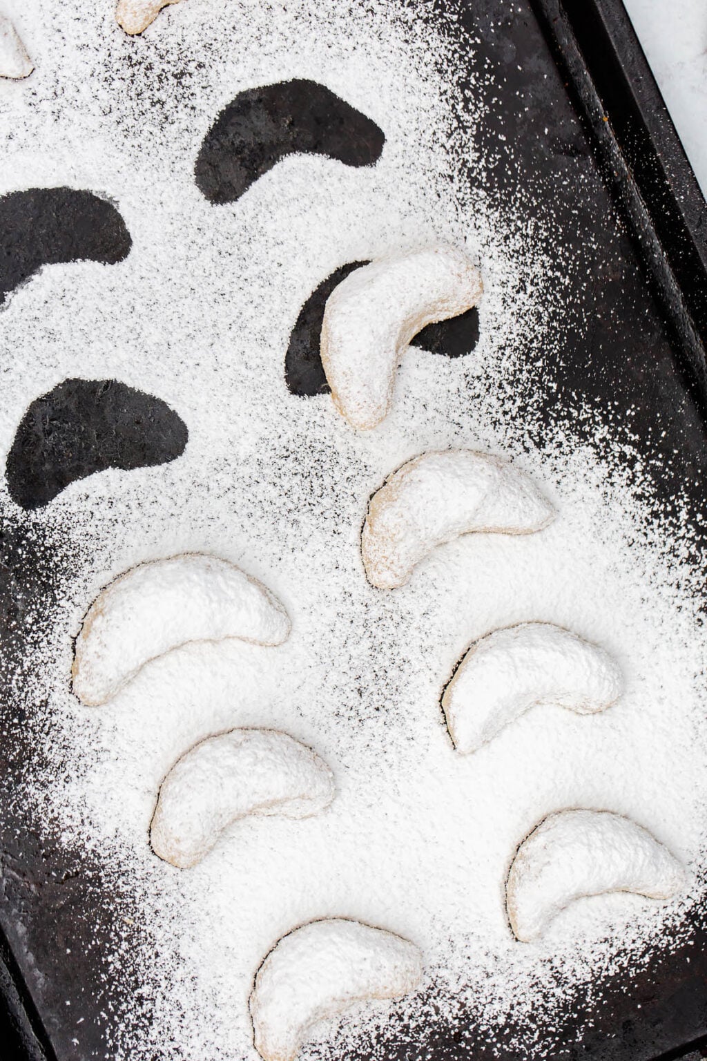 European Walnut Crescent Cookies - Vanillekipferl - Food Banjo