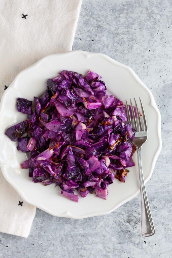 Oven Roasted Red Cabbage - Food Banjo