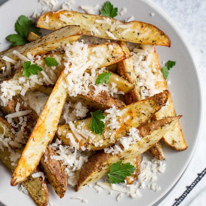 Oven Roasted Italian French Fries - Food Banjo