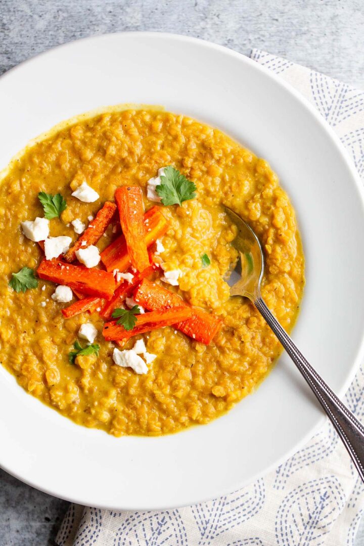 Creamy Red Lentil Dahl - Food Banjo