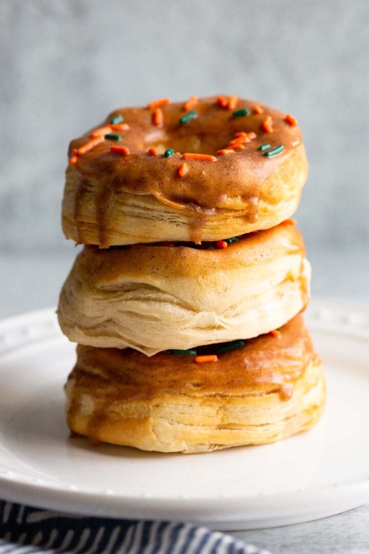 Air Fryer Pumpkin Donuts (using Biscuit Dough)