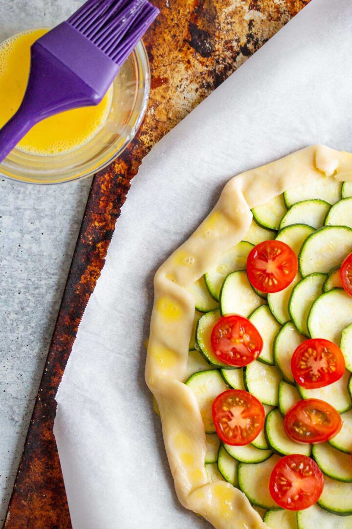 Zucchini Galette - Food Banjo