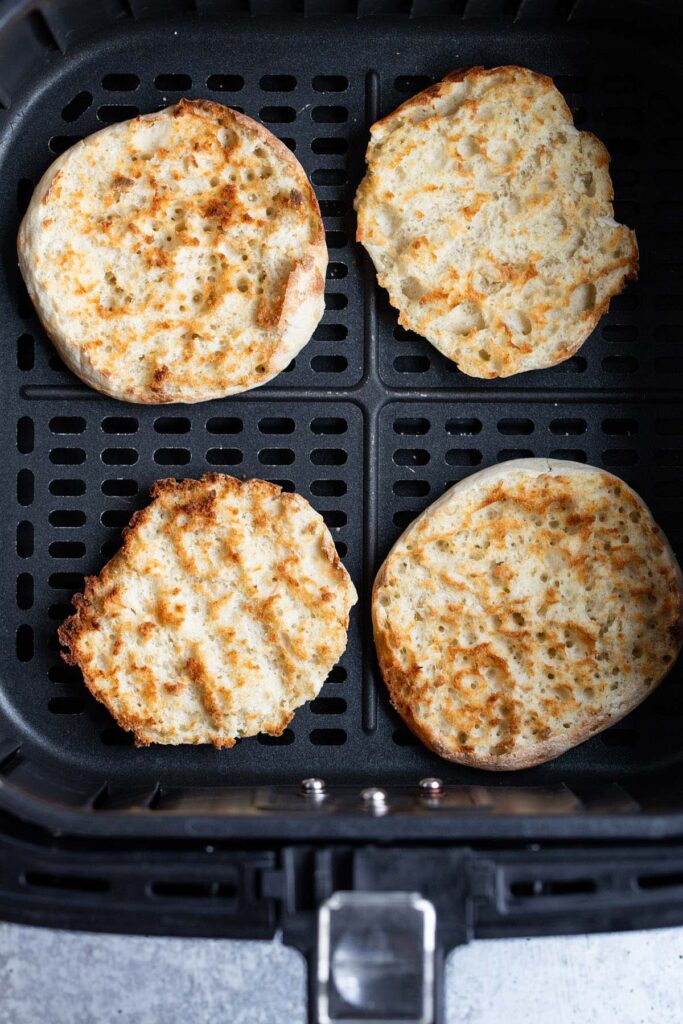 Air Fryer English Muffins - Food Banjo