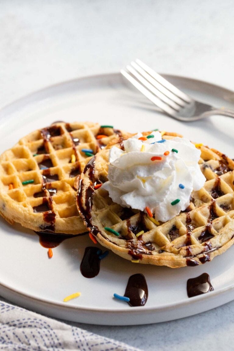 Frozen Waffles in the Air Fryer - Food Banjo