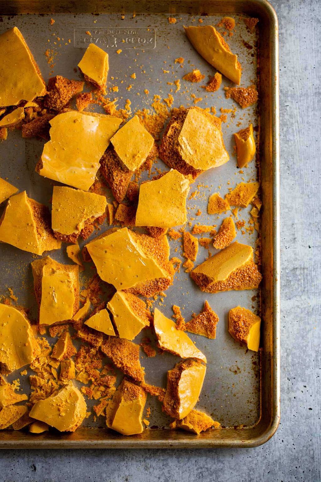 Honeycomb Candy with Honey (no corn syrup)