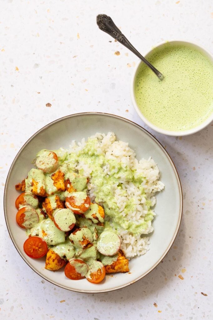 3 Minute Yogurt Mint Sauce