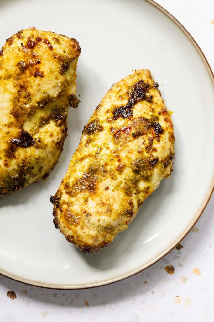 Air Fryer Pesto Chicken - Food Banjo