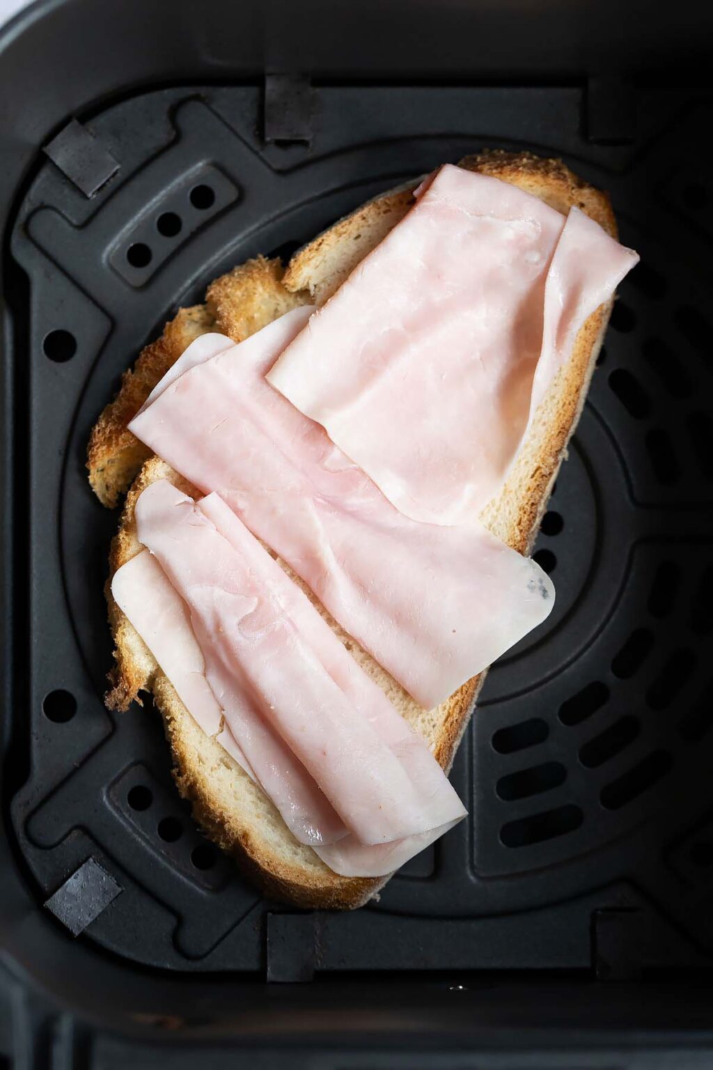 Air Fryer Ham and Cheese - Food Banjo