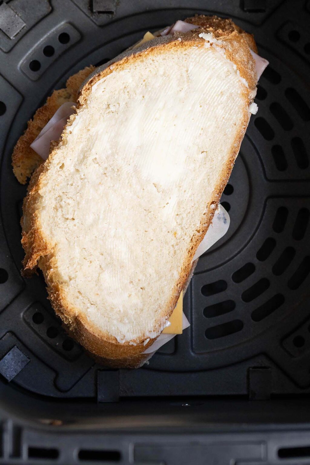 Air Fryer Ham and Cheese - Food Banjo