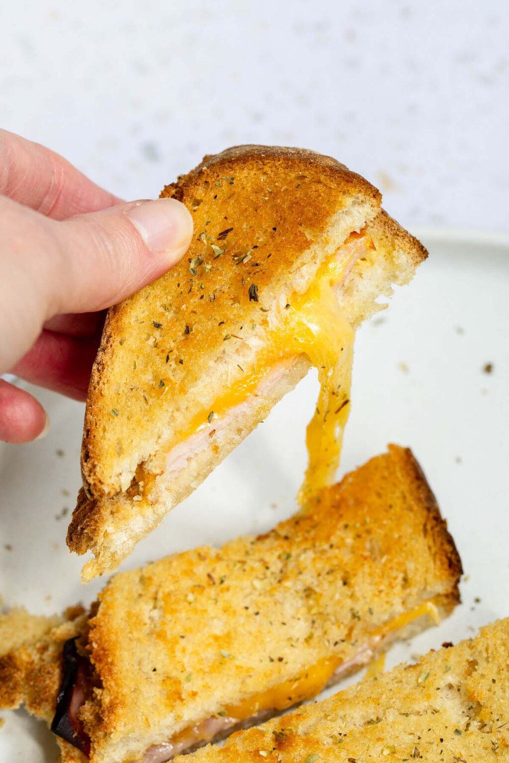 Air Fryer Ham and Cheese - Food Banjo