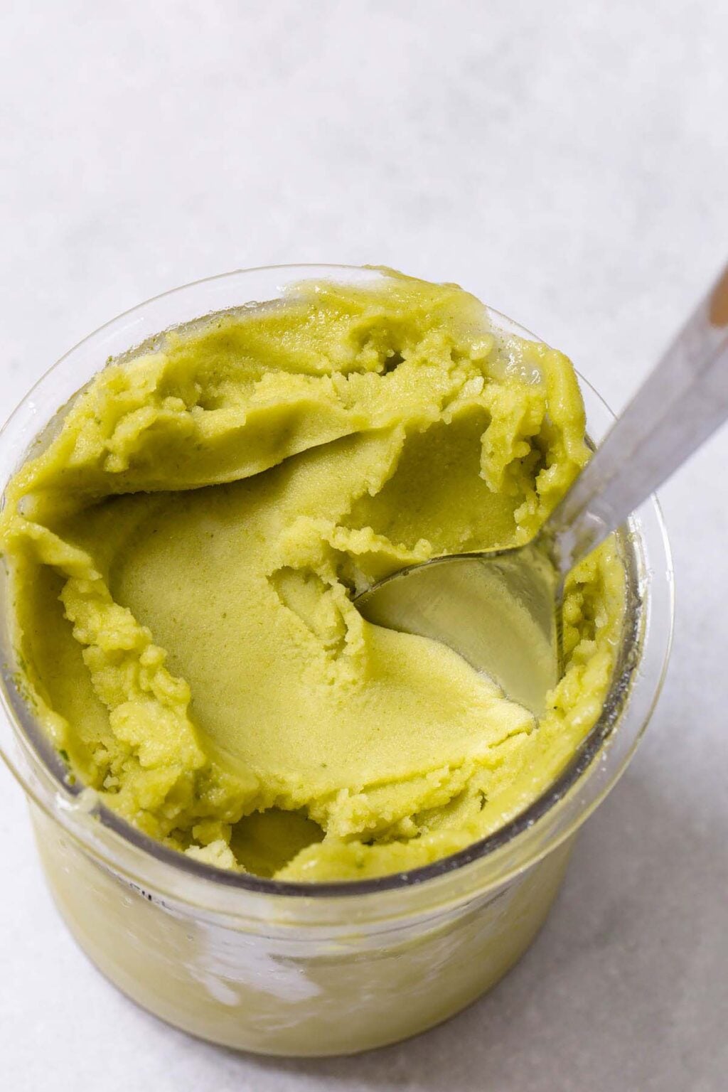 Ninja Creami Lemon Basil Sorbet - Food Banjo
