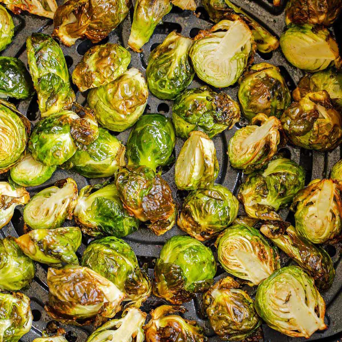 Air Fryer Brussels Sprouts - Food Banjo